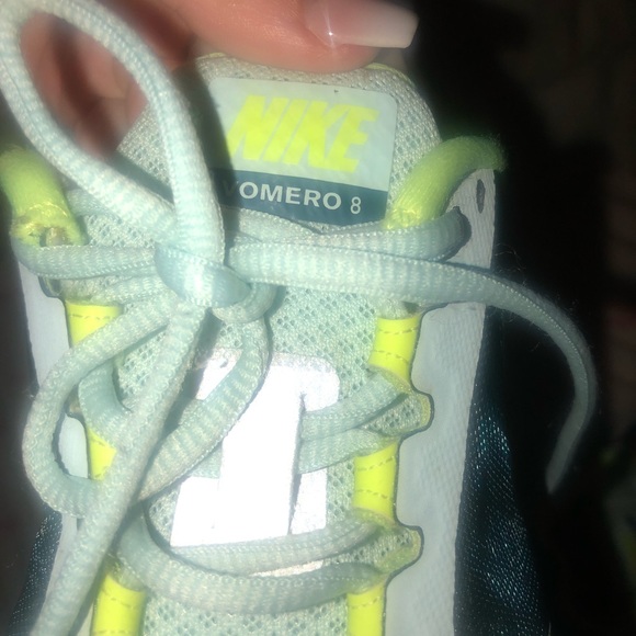 Nike | Shoes | Tiffany Blue And Neon Nike Shoes | Poshmark